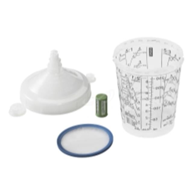 SATA 118489 RPS 0.9 liter Disposable Cups with Lids - Walmart.com