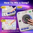 Kids DJ Mixer Toy with Lights & Sounds – Musical Turntable Playset with ...