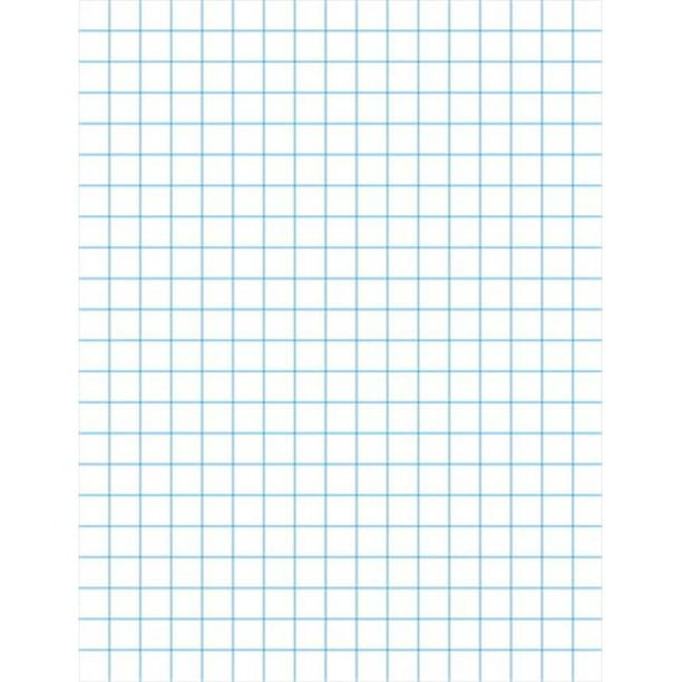 Double Sided Graph Paper With Chipboar, Back - Walmart.com - Walmart.com