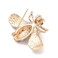 Bees Alloy Rhinestone Brooches for Backpack Clothes with Plastic Pearl ...