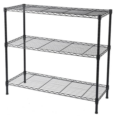 Ktaxon 3-Shelf Storage Rack, Metal Wire Shelving Rack 17.7"L x 8"W x 17 ...