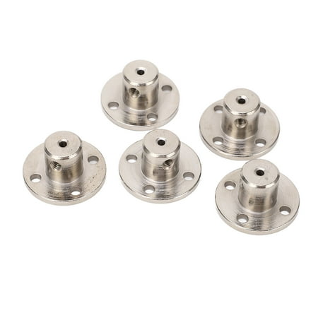 Flange Guide Shaft Coupler, 2mm 5PCS Electroplating Process Perfect Fit ...