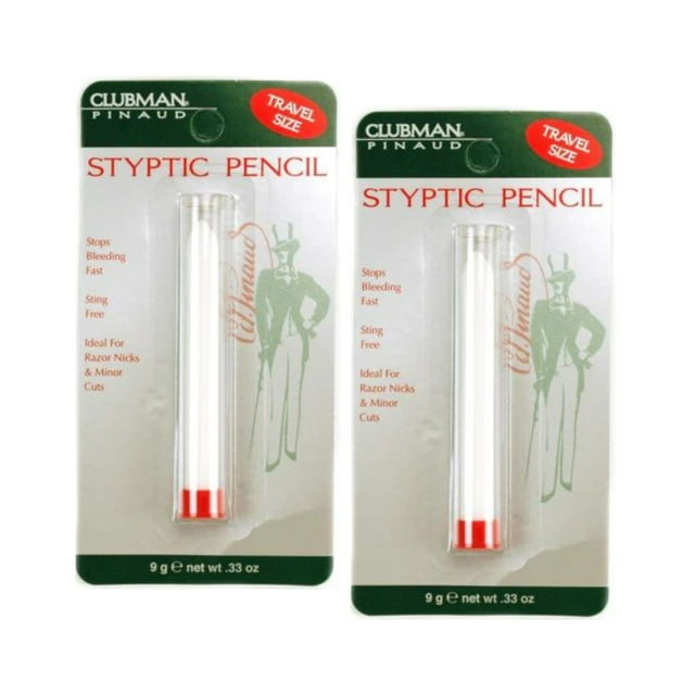 Clubman Styptic Pencil 9g/0.33 oz (Travel Size) x 2 - Walmart.com