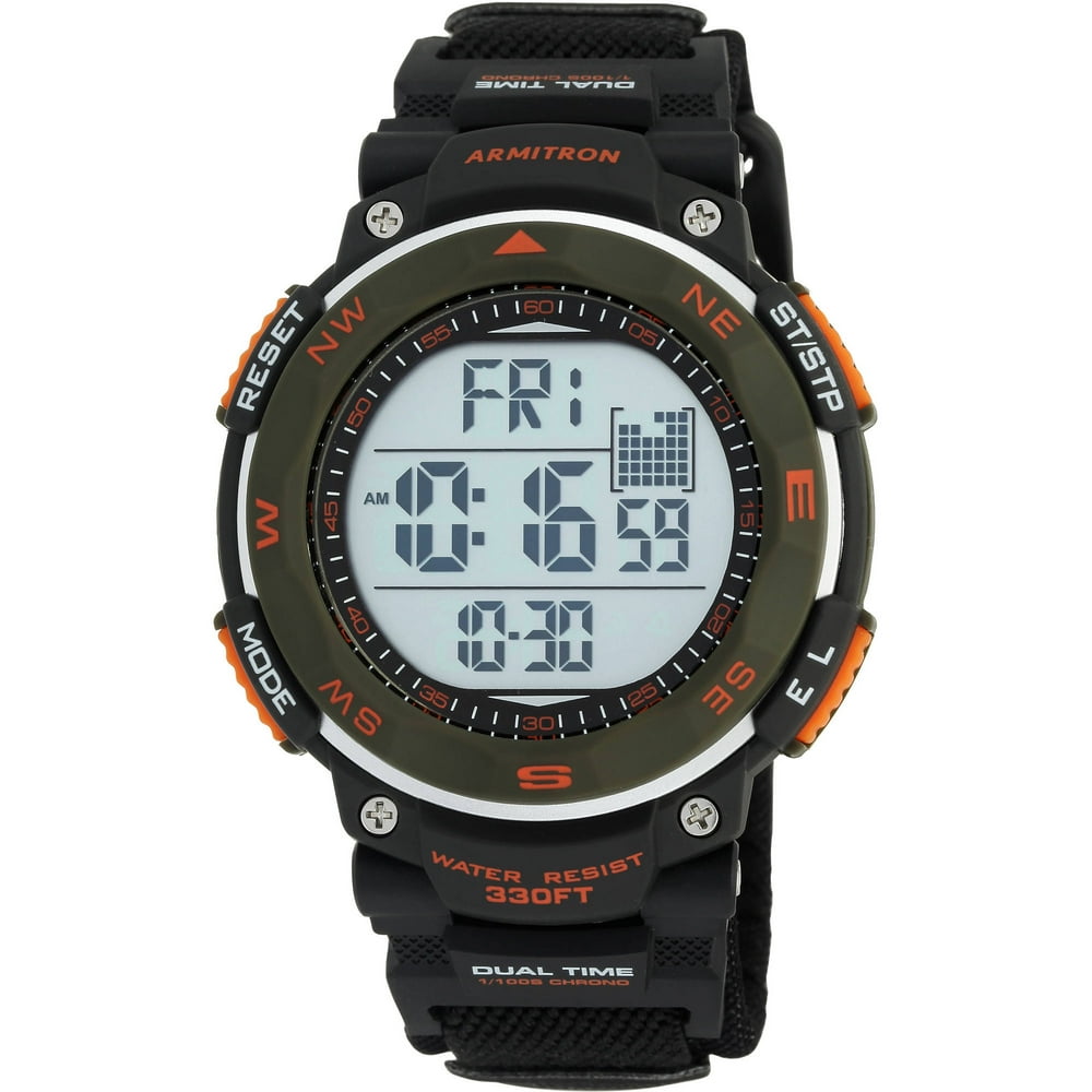 Armitron - Men's Round Sport Watch, Dark Green - Walmart.com - Walmart.com