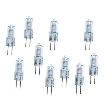 10 Piece Super Bright G4 6v 10w Tungsten Halogen Base Bulb Lamp Light ...