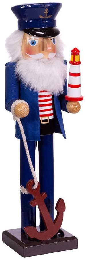 Kurt Adler 15-Inch Sailor Nutcracker with Anchor and Lighthouse ...