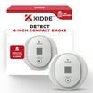 Kidde Battery-Operated Photoelectric Smoke Detector Alarm, 4-inch ...