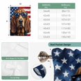 American Flag Dog Tie Up Curtains for Window, Thermal Insulated Balloon ...