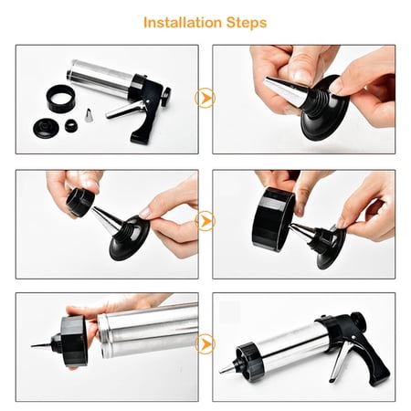 Biscuit Press Kit Stainless Steel Biscuit Press Set Biscuit Press Tool ...
