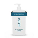 Native Moisturizing Hand and Body Lotion Sea Salt Cedar 16.5 fl oz ...