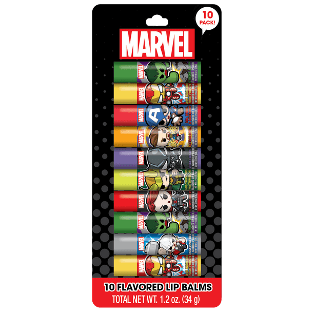 MARVEL 10pk flavored lip balm - Walmart.com