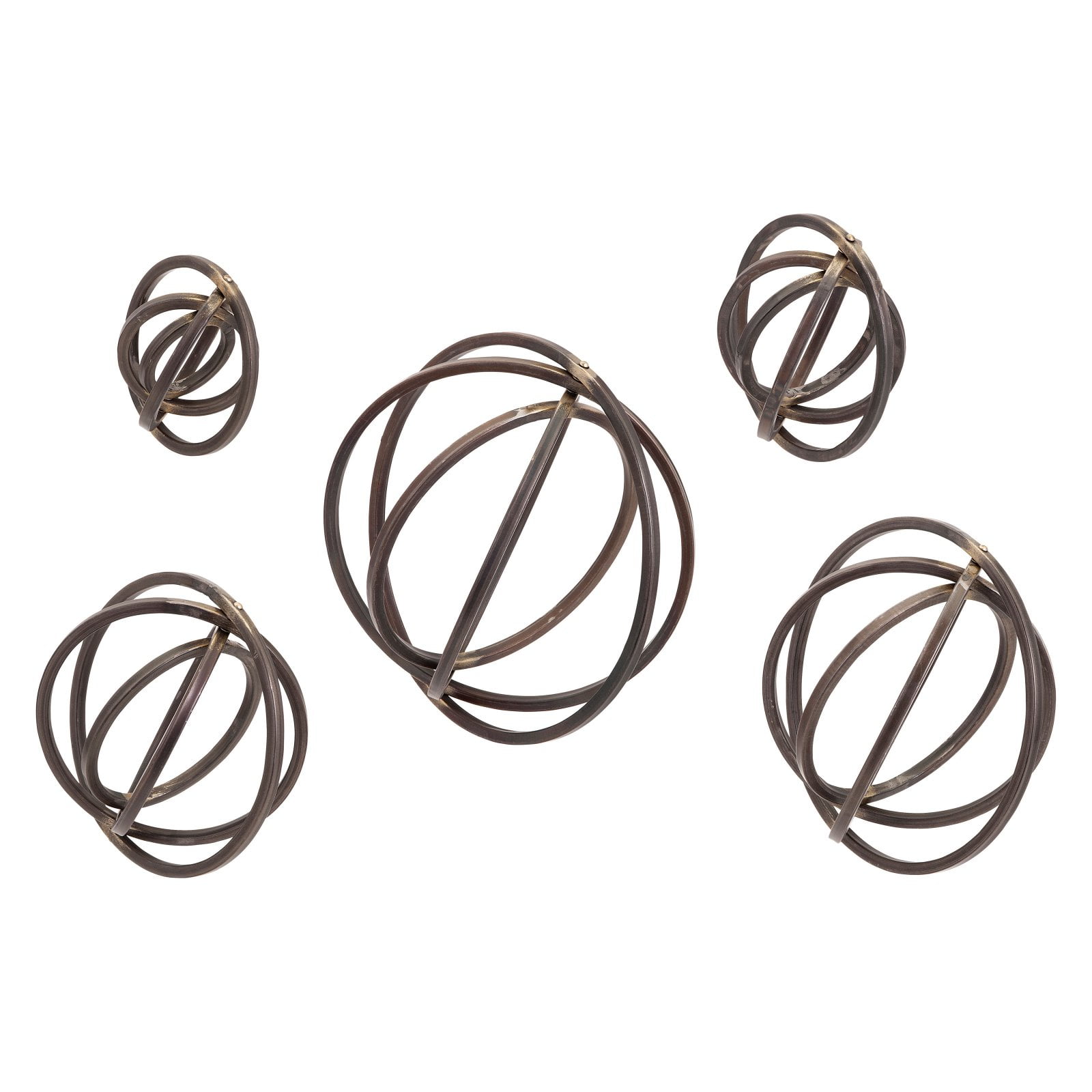 Attractive Spheres Metal Wall Decor - Set of 5 - Walmart.com