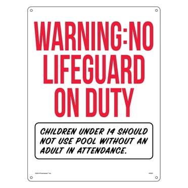 Poolmaster "Our Pool Rules" Animation Sign for Residential or ...