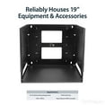 StarTech.com 8U Open Frame Wall Mount Network Rack w/ Built in Shelf ...