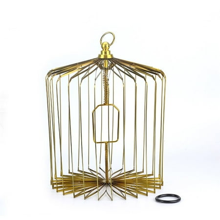 Gold Steel Appearing Bird Cage - Medium Size (Dove Appearing Cage ...