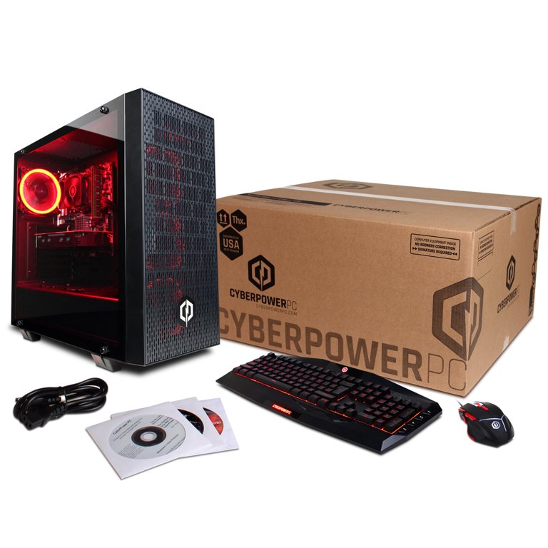 CYBERPOWERPC Gamer Master GMA4200W W/ AMD Ryzen 1600, AMD