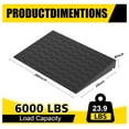 4" Door Threshold Ramp, Height Rubber Threshold Ramps, Anti-Slip ...