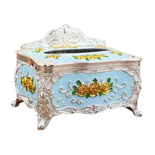 Elegant Tissue Box Cover, Container Rectangle Organizer Facial Tissue ...