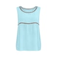 Breathable Blend Sleeveless Tunic Top for Everyday Casual Comfort in ...