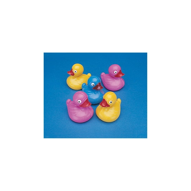 Plastic Weighted Ducks - Party Favors - 12 Pieces - Walmart.com ...