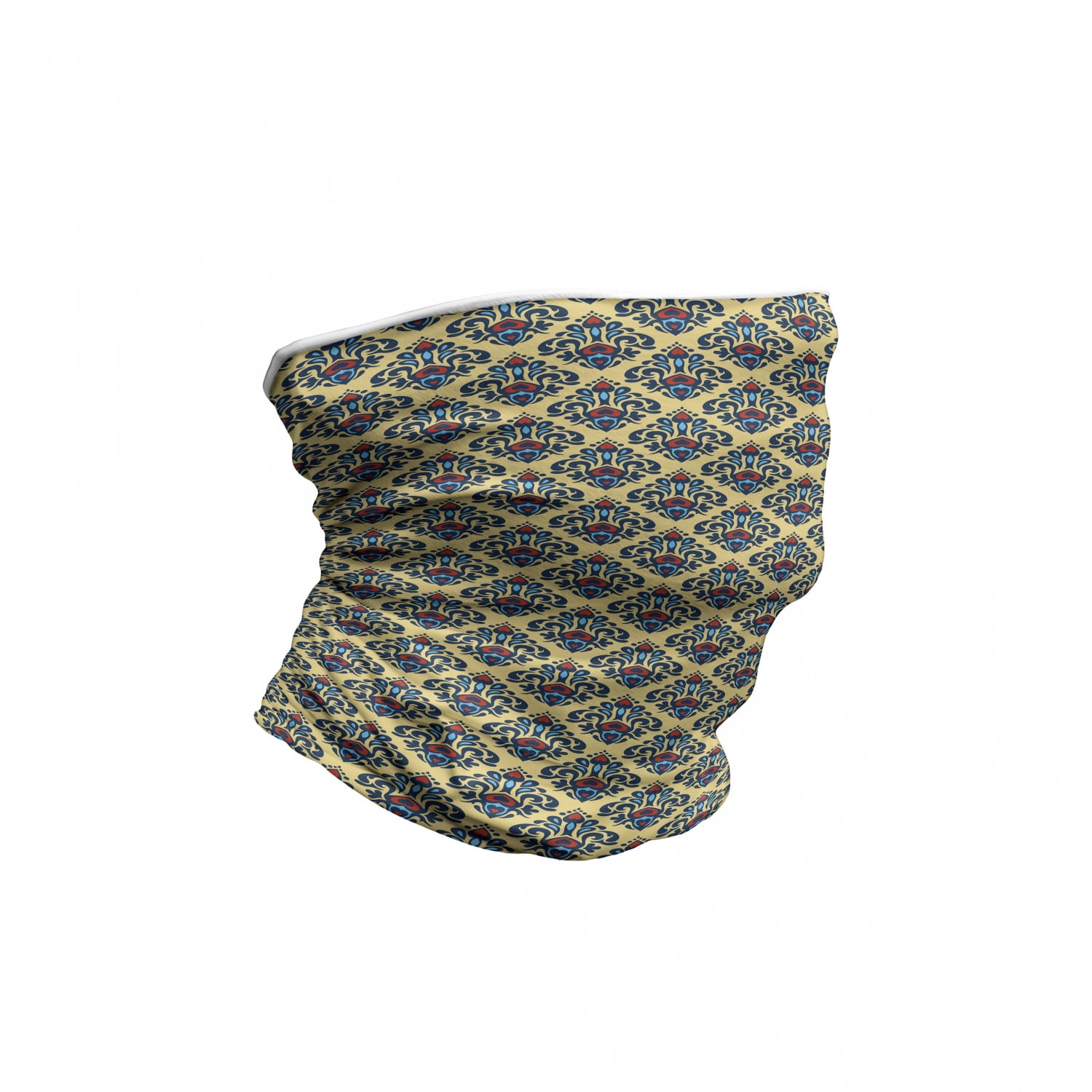 Damask Neck Gaiter, Medieval Classic Motifs, Unisex, Multicolor, by ...