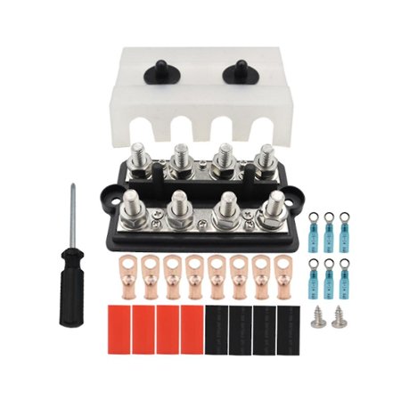 M10busbar Box Board Double Row 4-terminal Circuit Current Busbar Cable ...