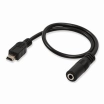 Mini USB To 3.5mm Female Audio Cable For Active Clip Microphone Adapter ...