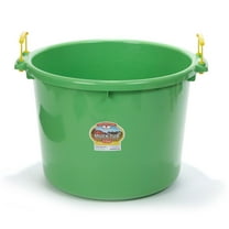 Little Giant Extra Large 70 Quart Plastic Rope Handled Green Muck Tub ...