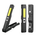 Bright Folding LED Flashlight Waterproof Portable Pocket Lamp Magnetic ...