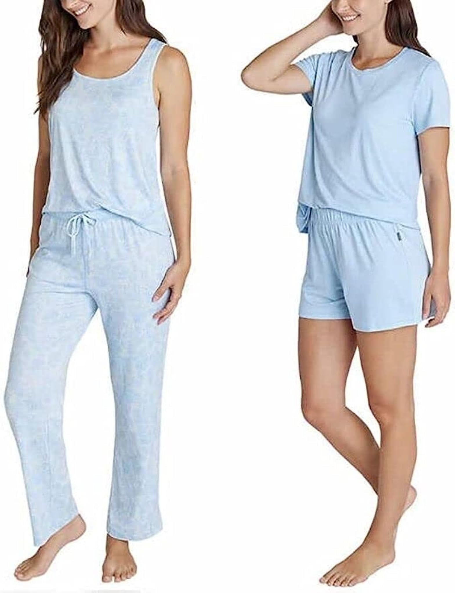 Eddie Bauer Womens 4-Pieces Pajama Set - Walmart.com