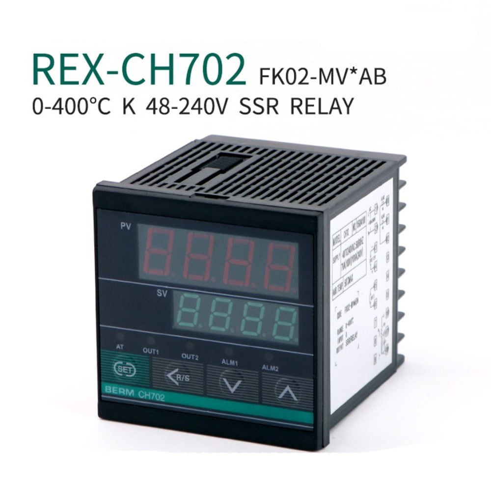 Dual Output Ssr And Relay Lcd Digital Pid Intelligent Temperature ...