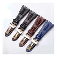 Calf-Skin Watchband Fit For AP Royal Oak Series 15710 15703 15706 26470 ...