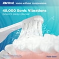 RM ORAL Pulse Sonic Replacement Toothbrush Heads, Soft Bristles, 2 ...