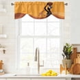 Africa Black Women Tie Up Valances Curtain, Giraffe Animals Ethnic ...
