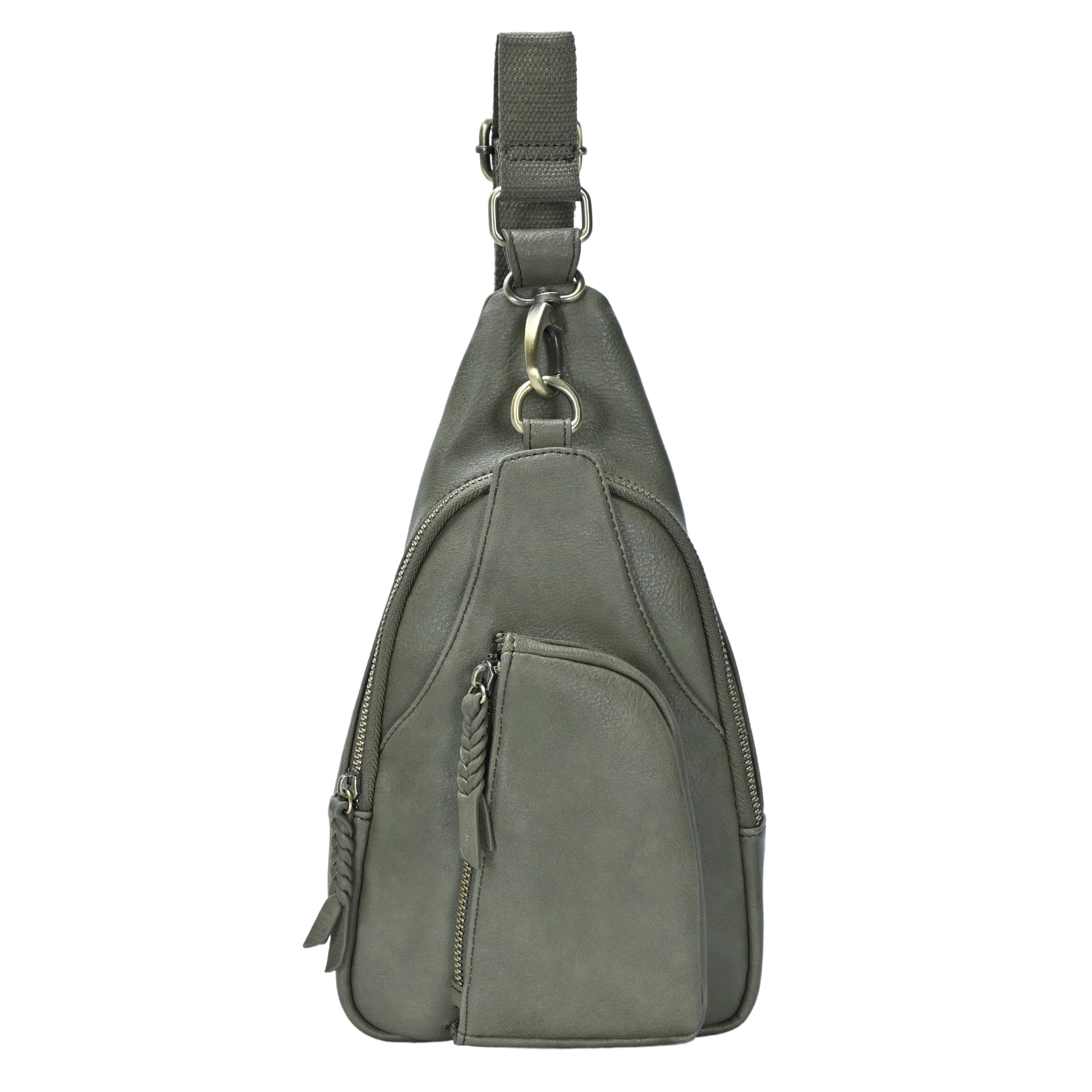Antik Kraft - The Tasha Soft Vegan Leather Crossbody Sling Backpack ...