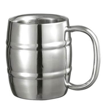 Arctic Blast™ 34oz Barrel-Shaped Stainless Steel Beer Mug - Walmart.com