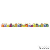 Sneakers Wide Bulletin Board Borders, Classroom, Educational, 12 Pieces ...