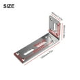 90 Degree L-Shaped Corner Bracket,Heavy Duty Steel Angle Support for ...