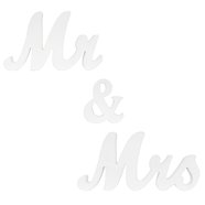 Fancy Letter Banner -Mr & Mrs - Walmart.com