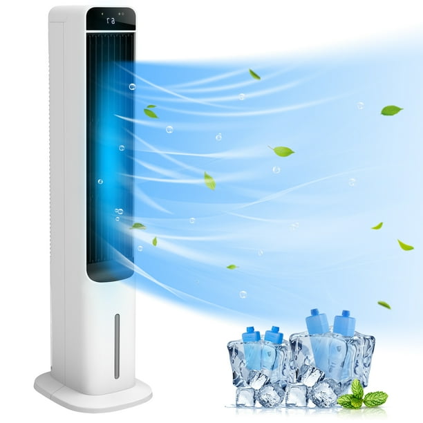 3-in-1 Evaporative Air Cooler LifePlus Portable Tower Cooling Fan ...
