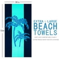 Oversized Terry Beach Towel 36x72 in, Soft Large Pool Towels, Travel ...