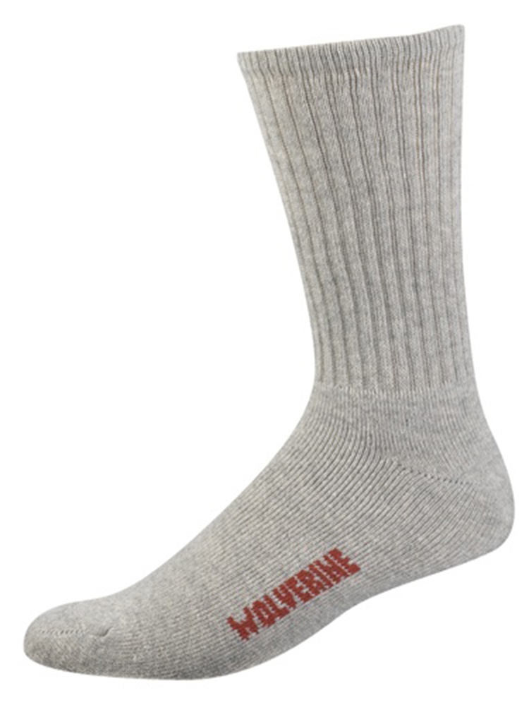 Wolverine 4 Pack Cotton Socks Mens W91102670-020 - Walmart.com