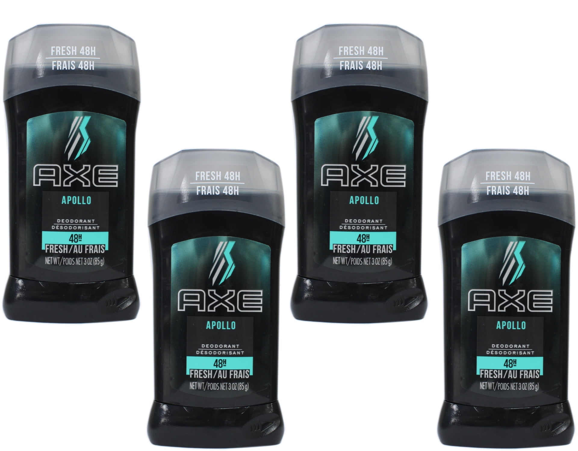4 Pack - AXE Deodorant Stick, Apollo Fresh, 3 Ounce Each - Walmart.com ...