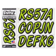 STIFFIE Whipline Solid Metallic Gold/Black 3" Alpha-Numeric ...