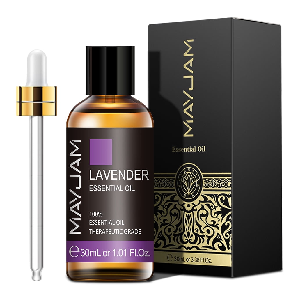MAYJAM 30mL Lavender Essential Oil for Aromatherapy & Diffuser Massage ...