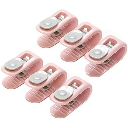 Dedang 6 pieces pink duvet clips sheet holder sheet holder clips sheet ...