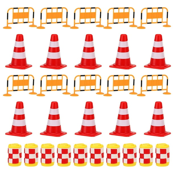 30pcs Play Traffic Signs Street Signs Playset for Kids Play Traffic ...