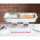6 Pack Buffet Wire Rack Folding Chafing Stand Chrome Frame Serving ...