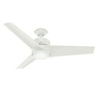 Curtiss Satin Brass Mid-Century Modern MCM Wood Propeller Ceiling Fan ...
