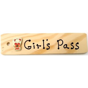 Teacher Created Resources, Gender Specific Hall Pass, 1 Each ...